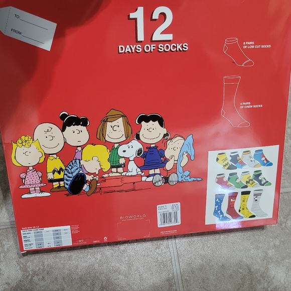 Peanuts | Underwear & Socks | Peanuts 2 Days Of Socks Snoopy Charlie ...